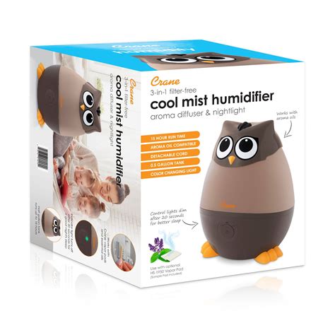 Crane Adorable Mini Humidifier Owl Crane Usa Crane Usa