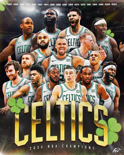 Boston Celtics Nba Champions 2024 Wallpapers Wallpaper Cave