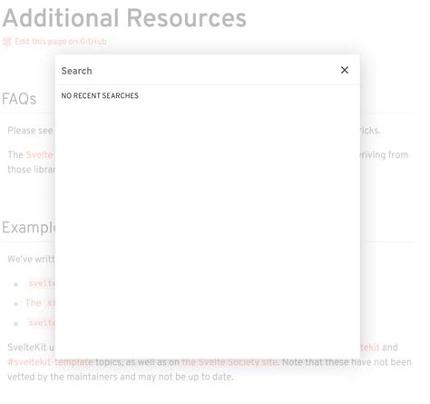 set height max content on search ui · issue 4169 · sveltejs kit · github