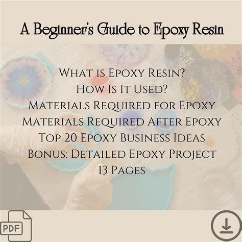 Epoxy Art Epoxy Resin Guide Top 20 Epoxy Business Ideas Resin Guide Begınner Epoxy Resin E
