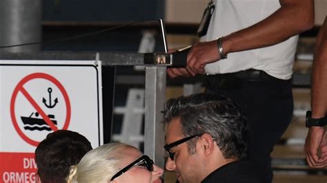 Lady Gaga Flashes A Massive Diamond Engagement Ring In Michael Polansky