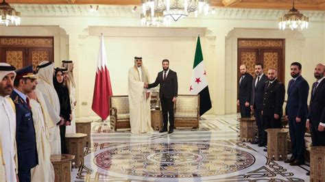 دمشق الشيخ تميم يختتم زيارته ويؤكد دعم قطر لوحدة سوريا واستقرارها Sy24