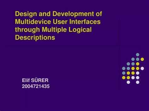 ppt multidevice user interfaces design development and constraints