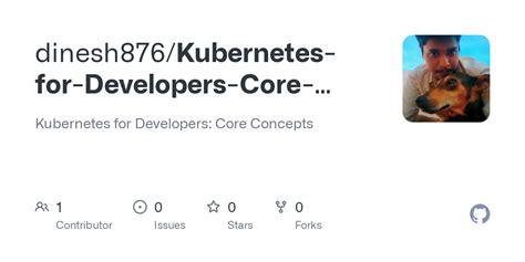 Github Dinesh876kubernetes For Developers Core Concepts Kubernetes