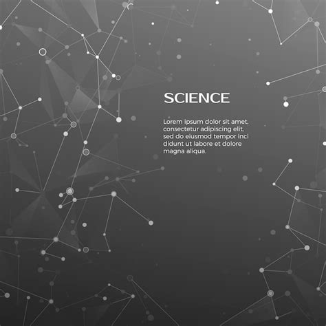 Premium Vector Technology And Science Background Polygonal Background Abstract Web And Nodes