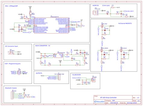 LED Strip Controller EasyEDA Open Source Hardware Lab