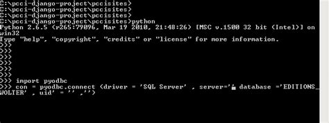 Django Pyodbc Alioune Dias Blog