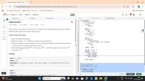 Greeshma Guntupalli On Linkedin Codingchallenge Gfg160 Geekstreak2024 Strings Problemsolving