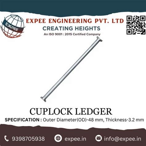Color Galvanized Mild Steel Cuplock Scaffolding Ledger At ₹ 71 Kg In
