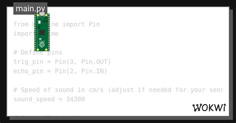 Micropython Hc Sr04 Wokwi Esp32 Stm32 Arduino Simulator