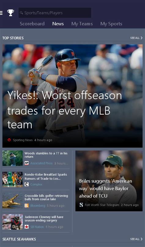 Msn Sports Scores And Schedule For Android Apk Download