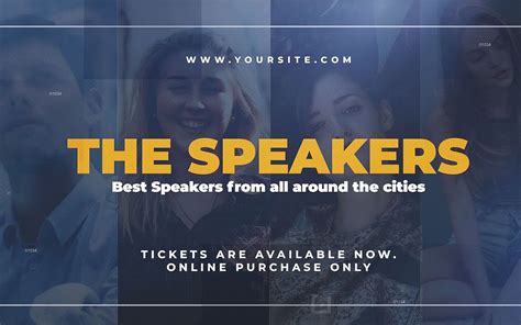The Speakers Premiere Pro Template TemplateMonster
