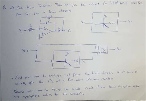 2 A Full Wave Rectifier They Give You The Circuit