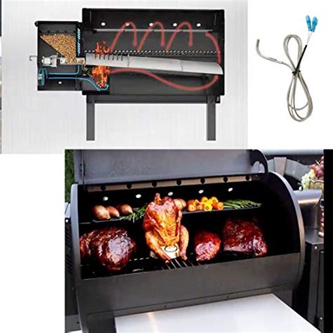 Replacement Rtd Temperature Sensor Probe Compatible With Louisiana Pellet Grilland Country Smoker