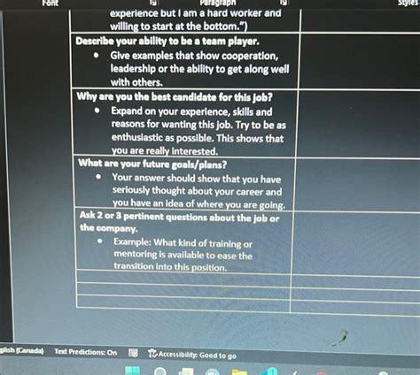 Interview Preparation Questions Answer The Questions