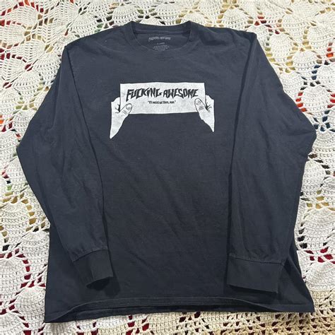 Fucking Awesome Long Sleeve Shirt Size Xl Pre Depop