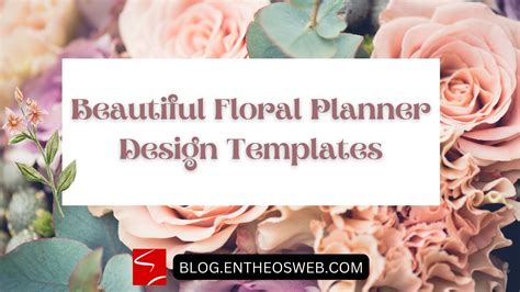 Beautiful Free Floral Planners Aesthetic Designs Entheosweb