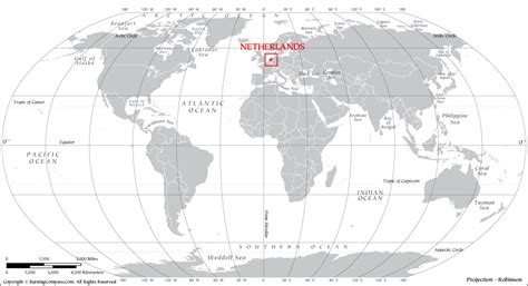 Netherlands Location On World Map