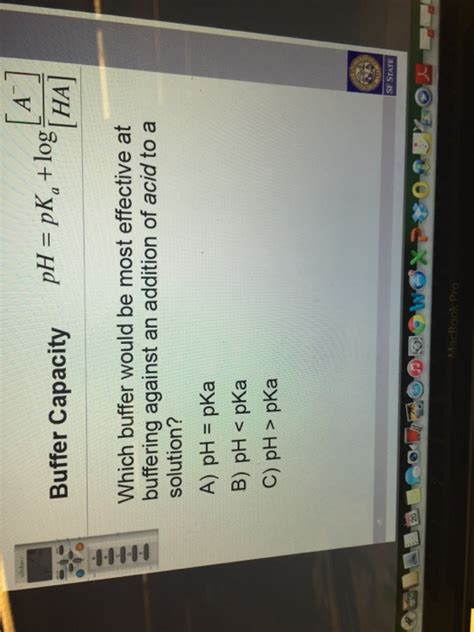 Solved Which Buffer Would Be Most Effective At Buffering
