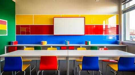 Premium Ai Image Korean High School Classroom