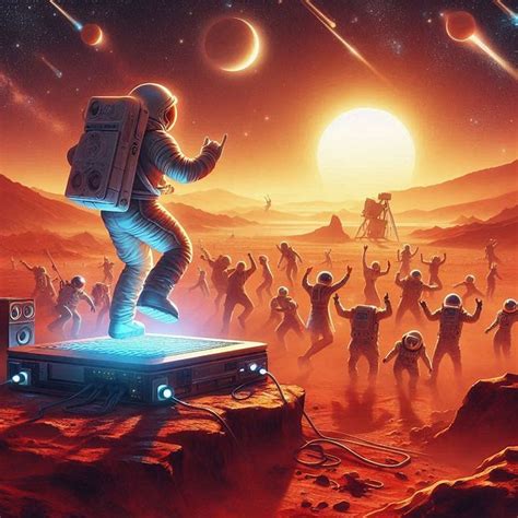 رقصیدن فضانوردان طرفداری