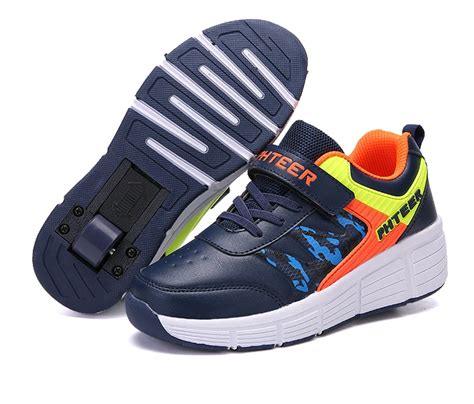 Европейские размеры 31 42 детская обувь на роликовых коньках Детские кроссовки с одним двумя