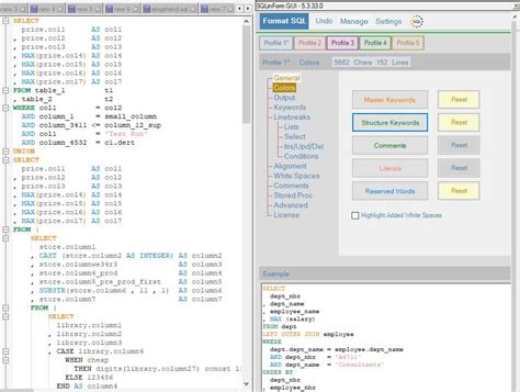 npp plugin help start sql formatter