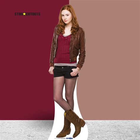 Sc194 Amy Pond Cardboard Cut Out Height 176cm Star Cutouts