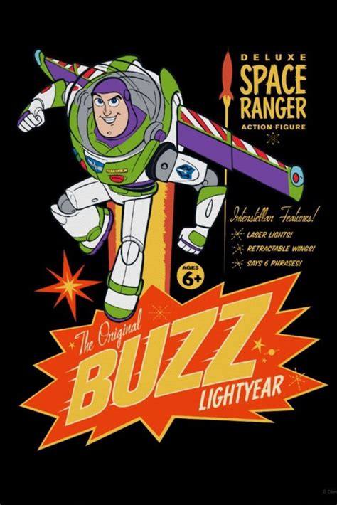 Toy Story 4 Buzz Lightyear Action Figure Ad Poster Toy