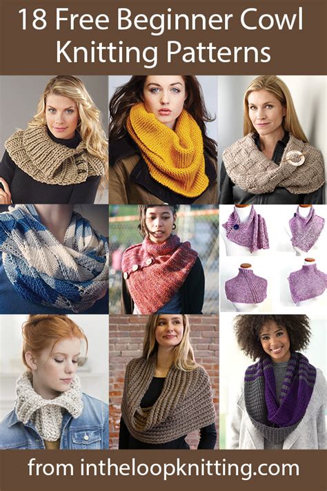 Beginner Cowl Knitting Patterns In The Loop Knitting