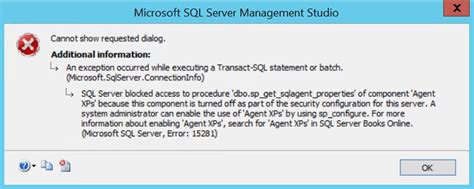 unable to start sql server agent failed to initialize sql agent log