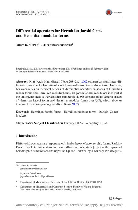differential operators for hermitian jacobi forms and hermitian modular