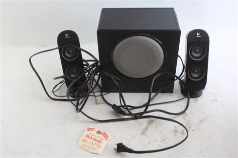 Logitech X Computer Speaker System Property Room