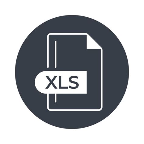 XLS File Format Icon XLS Extension Filled Icon 15426500 Vector Art At Vecteezy