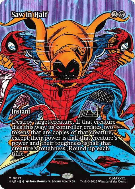 Saw In Half Borderless Marvel Universe Eternal Legal Magic The