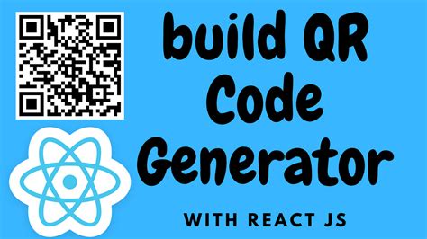 Build A Qr Code Generator App With React Js Learn React With A Project By Imran Khan Medium