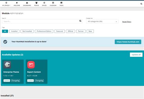 How To Include Beta Updates In The New Module Marketplace Humhub Issue