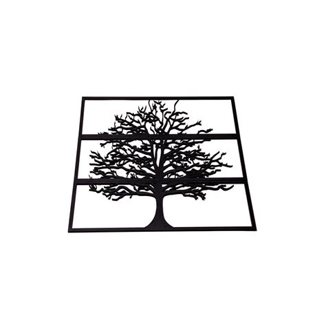 Картина от 3 части с дървото на живота черна 830 мм Х 500 мм Emag Bg