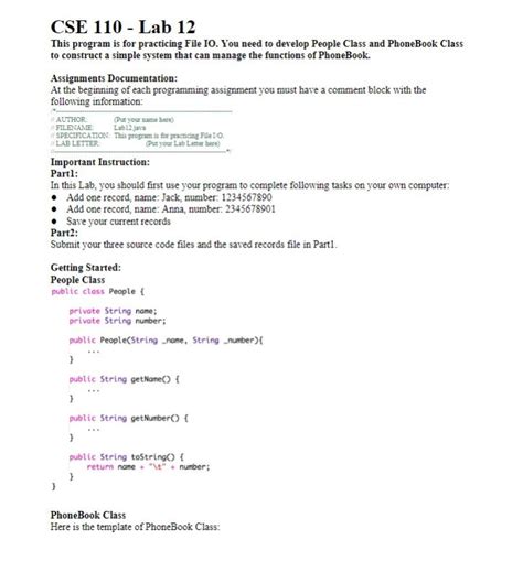 Solved Partl Cse 110 Lab 12 This Program Is For