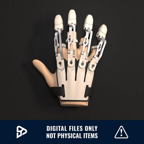 3d Printable Prosthetic Hand Stl File Diy Assistive Device Digital