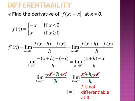 Ppt 3 2 Differentiability Powerpoint Presentation Free Download Id