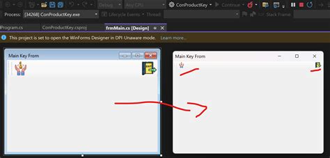 C Problem In Winforms Net Core Designer And Windows Dpi Stack