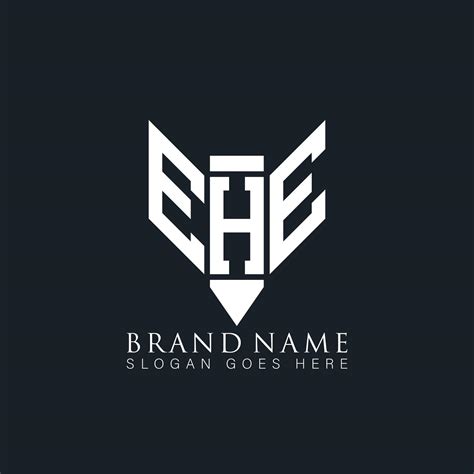 Ehe Letter Logo Ehe Creative Monogram Initials Letter Logo Concept