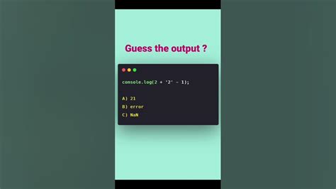 Guess The Output For Javascript Javascript Frontendcourse Coding
