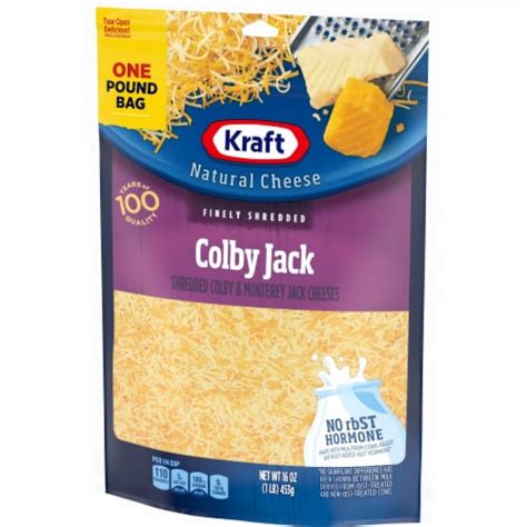 Kraft Colby Jack Finely Shredded Cheese 16 Oz King Soopers