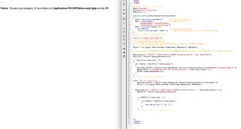 Resolu Notice Trying To Get Property Of Non Object In Forum D