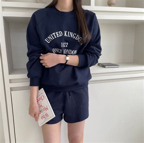 바이엘르 트레이닝세트🌷 레터링 맨투맨 밴딩팬츠 츄리닝 상하세트