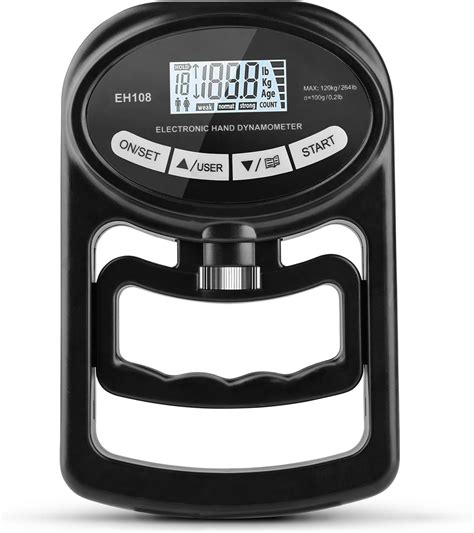 Osdue Electronic Hand Dynamometer 265 Lbs 120 Kg Hand Dynamometer Grip Strength Trainer Grip