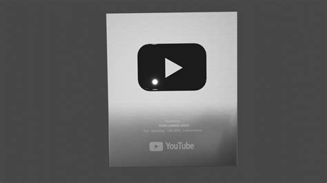 Youtube Silver Play Button 3d Turbosquid 1963186