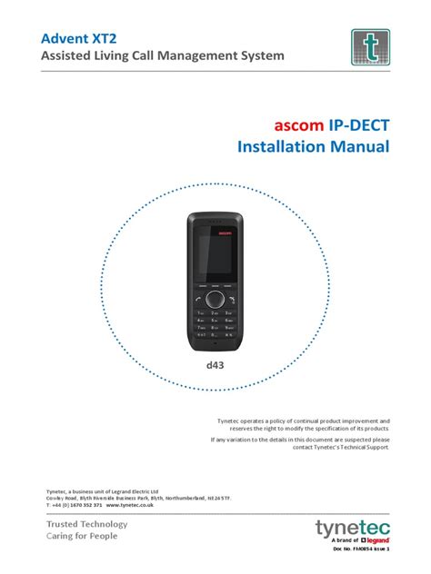 Fm0854 1 Advent Xt2 Ascom Ip Dect Installation Manual Pdf Power Supply Voice Over Ip